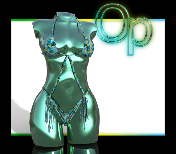 Second Life Marketplace Sky Tropical Sia Bikini